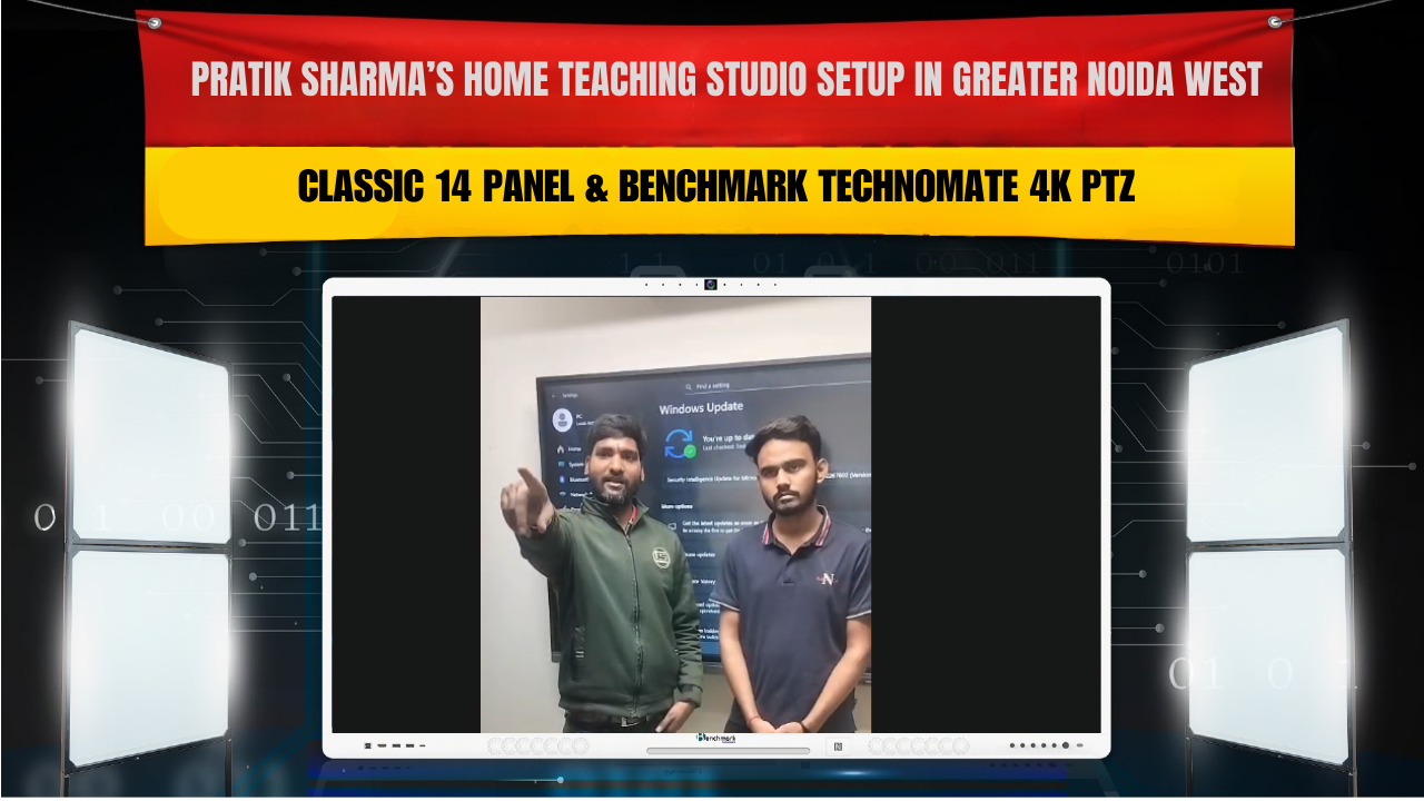 Pratik Sharma’s Home Teaching Studio Setup in Greater Noida West | Cla ...