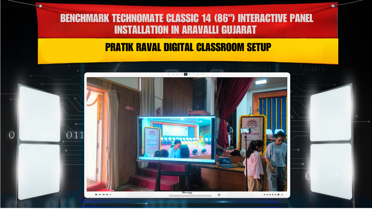 Benchmark Technomate Classic 14 (86") Interactive Panel Installation i ...