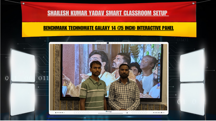 Shailesh Kumar Yadav Smart Classroom Setup with Benchmark Technomate G ...