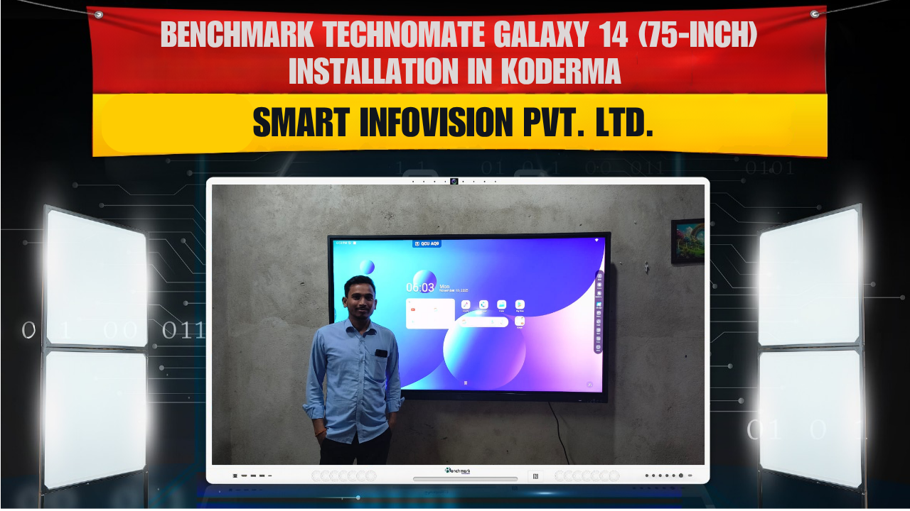 Benchmark Technomate Galaxy 14 (75-inch) Installation in Koderma | Sma ...