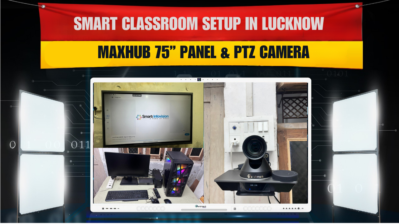 Hybrid Classroom & Online Teaching Studio in Lucknow | Maxhub Panel ...
