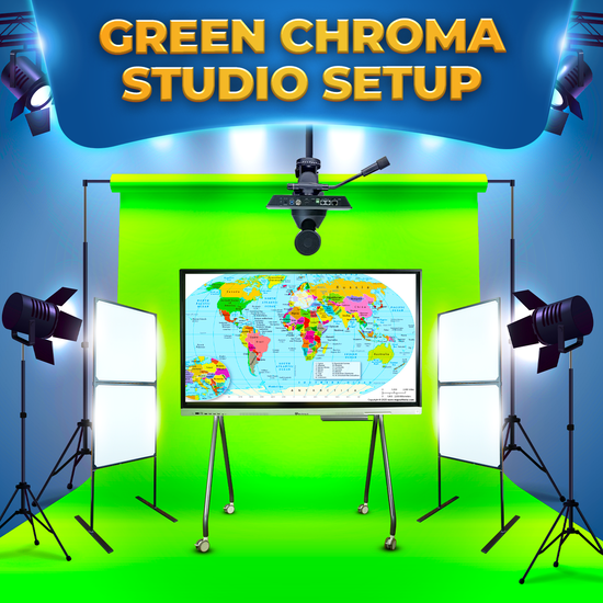 Green Chroma Studio Setup: Professional Video Production and Virtual B ...