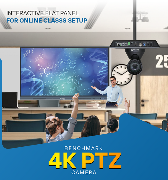 Benchmark Technomate 4K PTZ Camera | Online Teaching Camera O - Smart ...