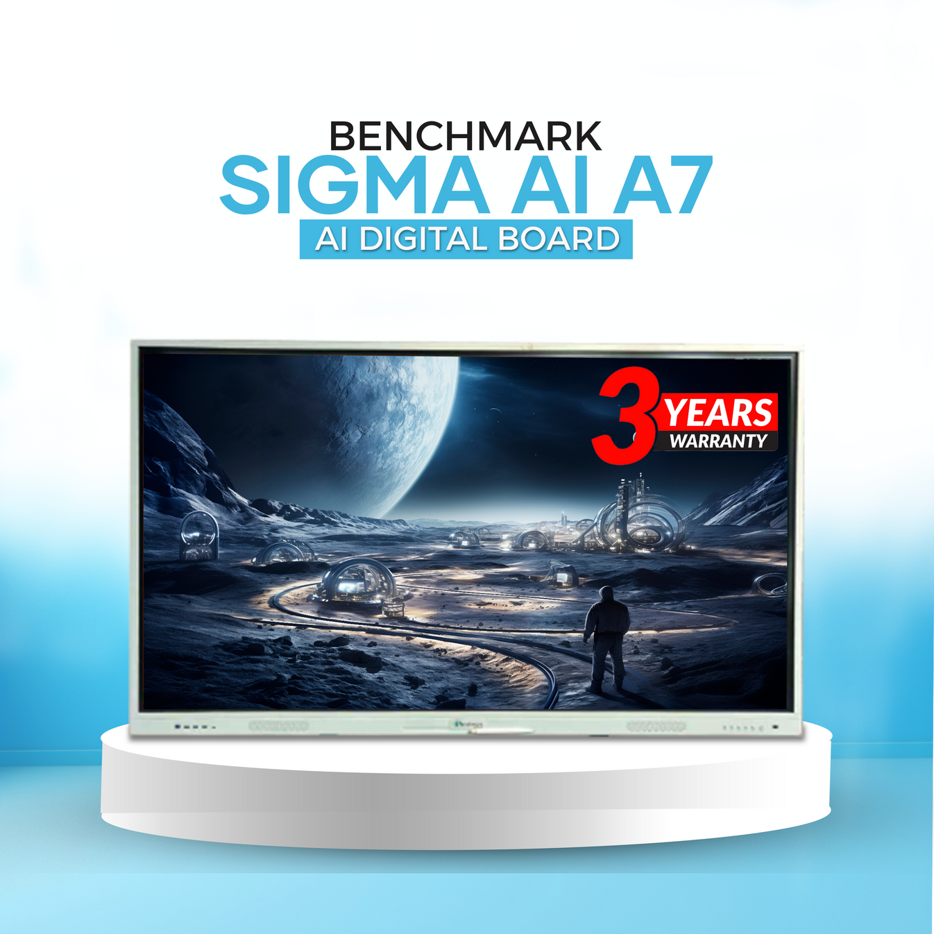 AI Digital Board | Benchmark Sigma AI A7 Interactive Flat Panel | AI B ...